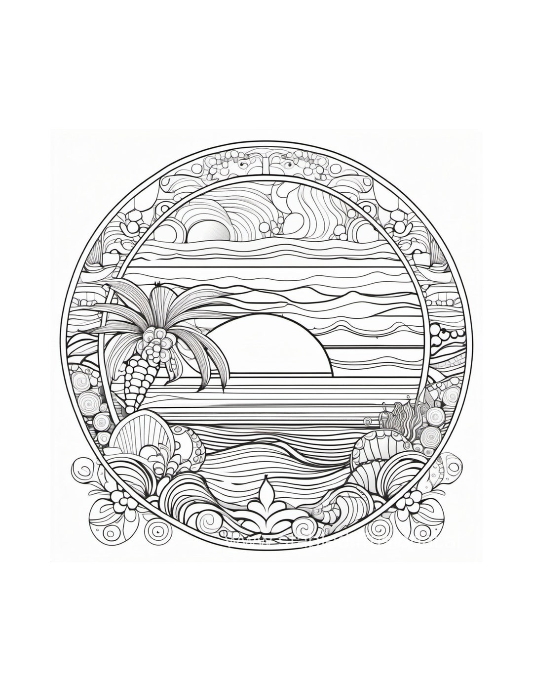 Boho Coloring Pages - Etsy