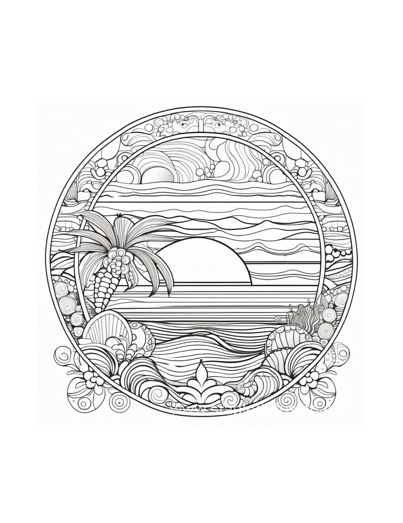 Boho Coloring Pages - Etsy