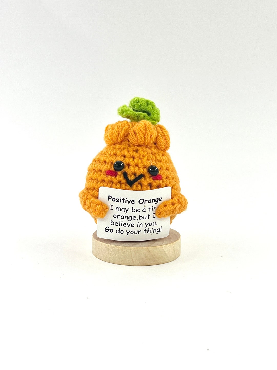 Crochet Positive Orange,postive Pineapple,motivational Gift,unique Gift ...