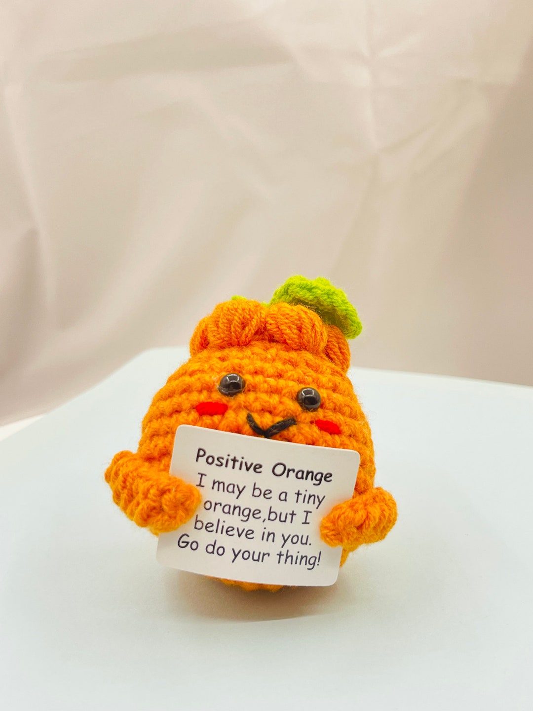 Crochet Positive Orange,postive Pineapple,motivational Gift,unique Gift ...