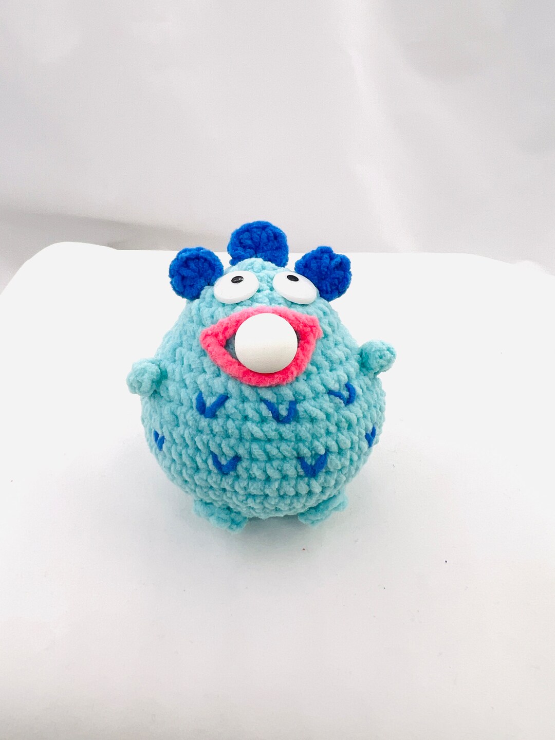 Positive Poo Stress Relief Toy Squeezable Crochet Poop With Pop-up ...