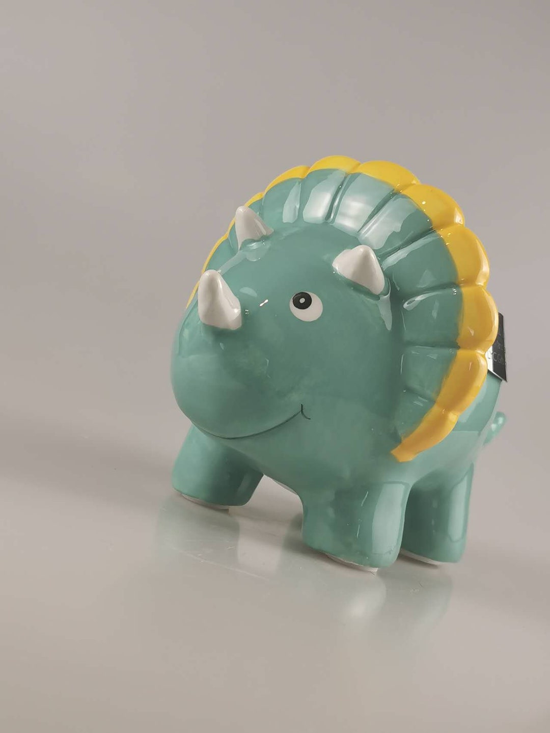 Personalized Dino Horns Money Bank, Custom Dinosaur Piggy Bank, Engrave ...