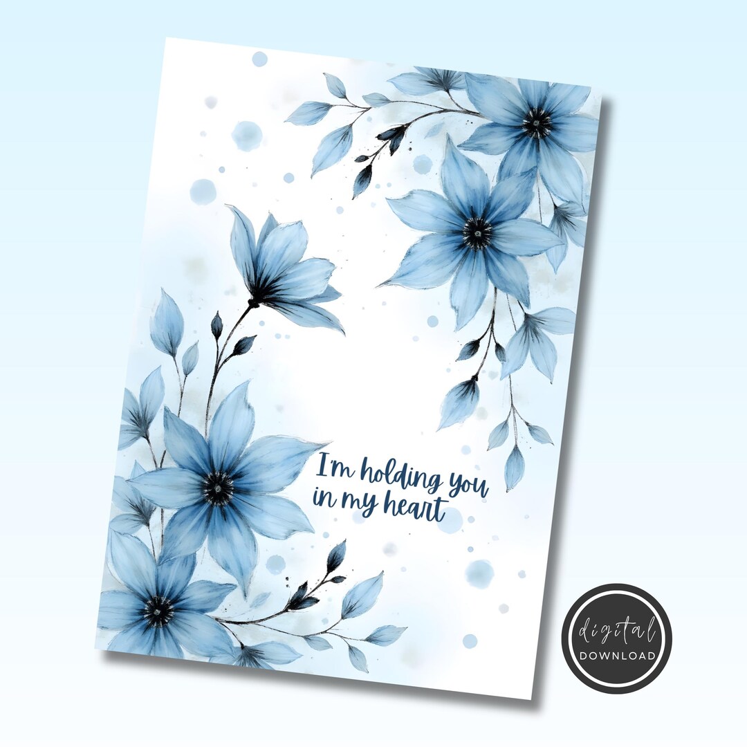 Miscarriage Sympathy Card Printable, Loss of Baby Card, Sympathy Card ...