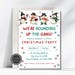 Christmas Party Invitation | Snowman Holiday Invite | Editable Digital ...