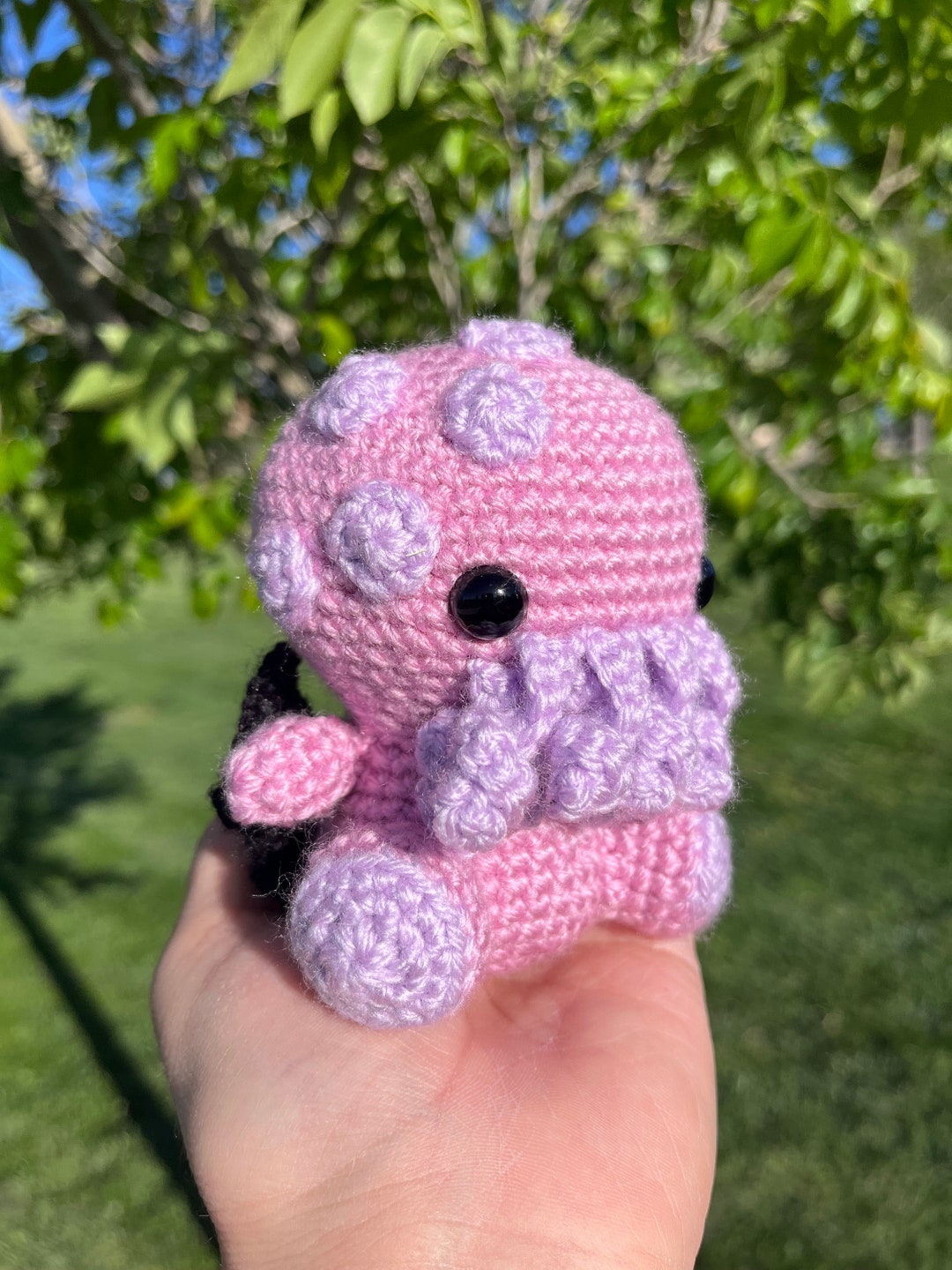 Baby Crochet Cthulhu, Crochet Cthulhu Toy, Cthulhu Amigurumi, Small ...