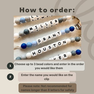 Personalized Pacifier Clips - Etsy