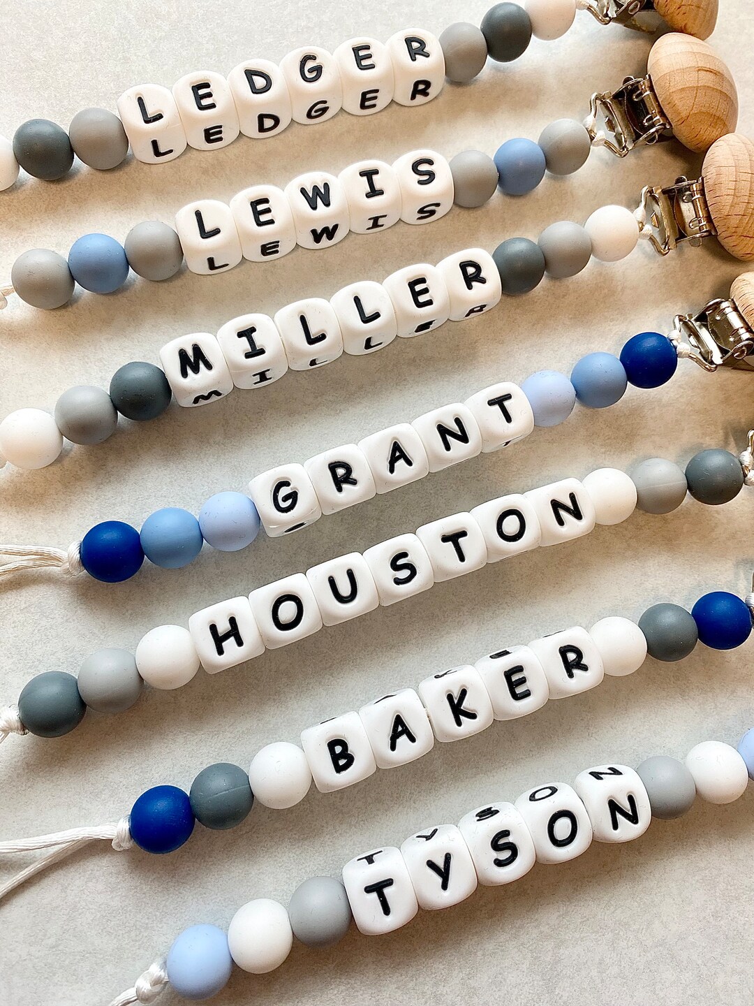 Personalized Pacifier Clips - Etsy