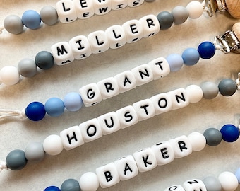 Personalized Pacifier Clips - Etsy