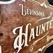 Custom Personalized Haunted House Sign, Halloween Decor, Wood Inlay - Etsy