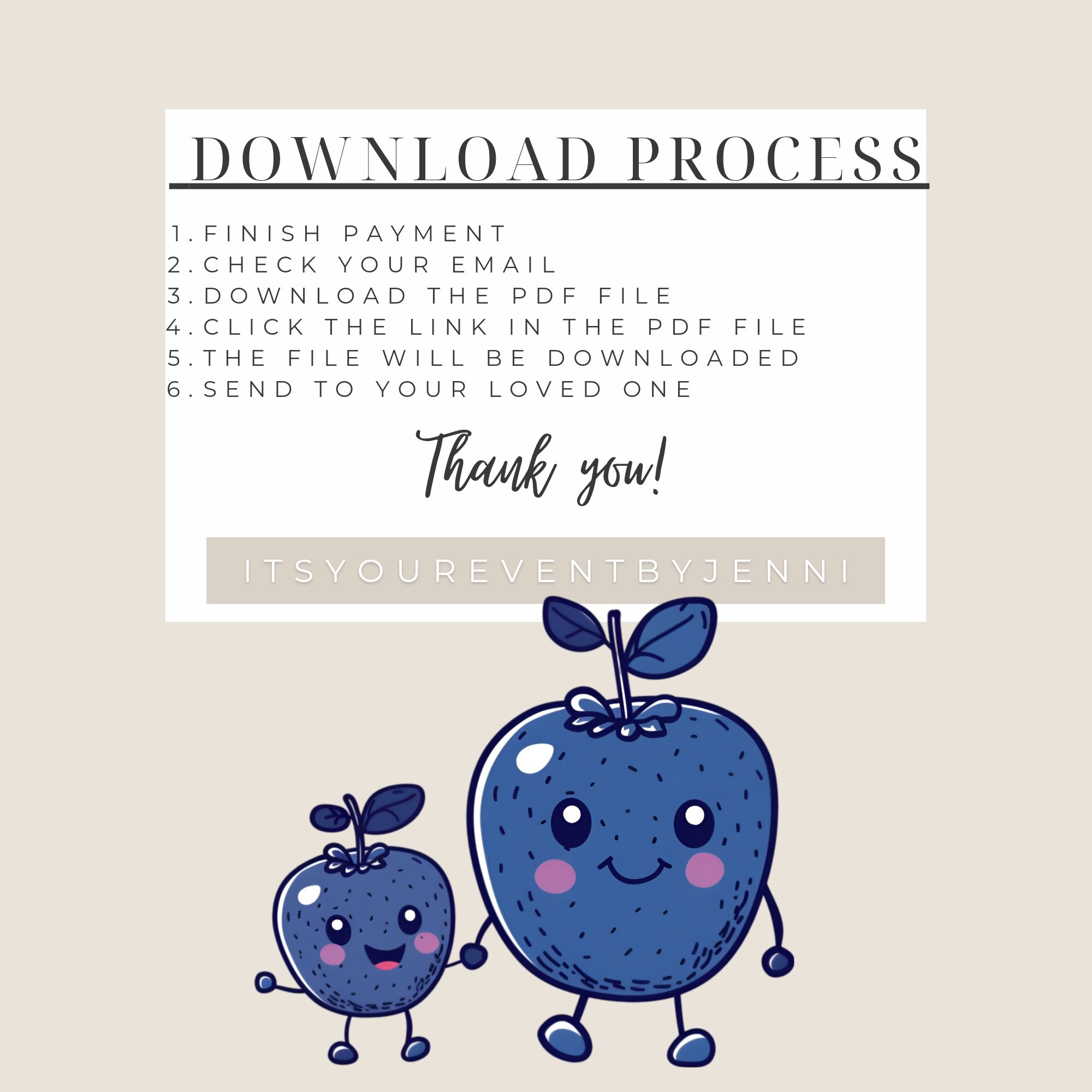Fruit Father's Day Animated Ecard (digital Download) - Etsy