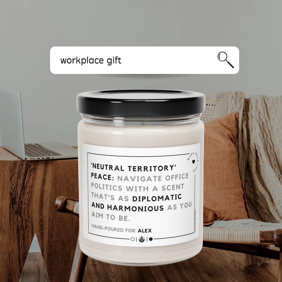 Humorous Employee Appreciation Candle - Personalized Aroma of Success ...