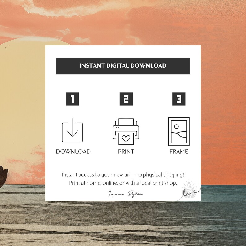 Sunrise Sgraffito Boat Ocean Horizon Wall Art, Boat, Ocean, Sunrise ...