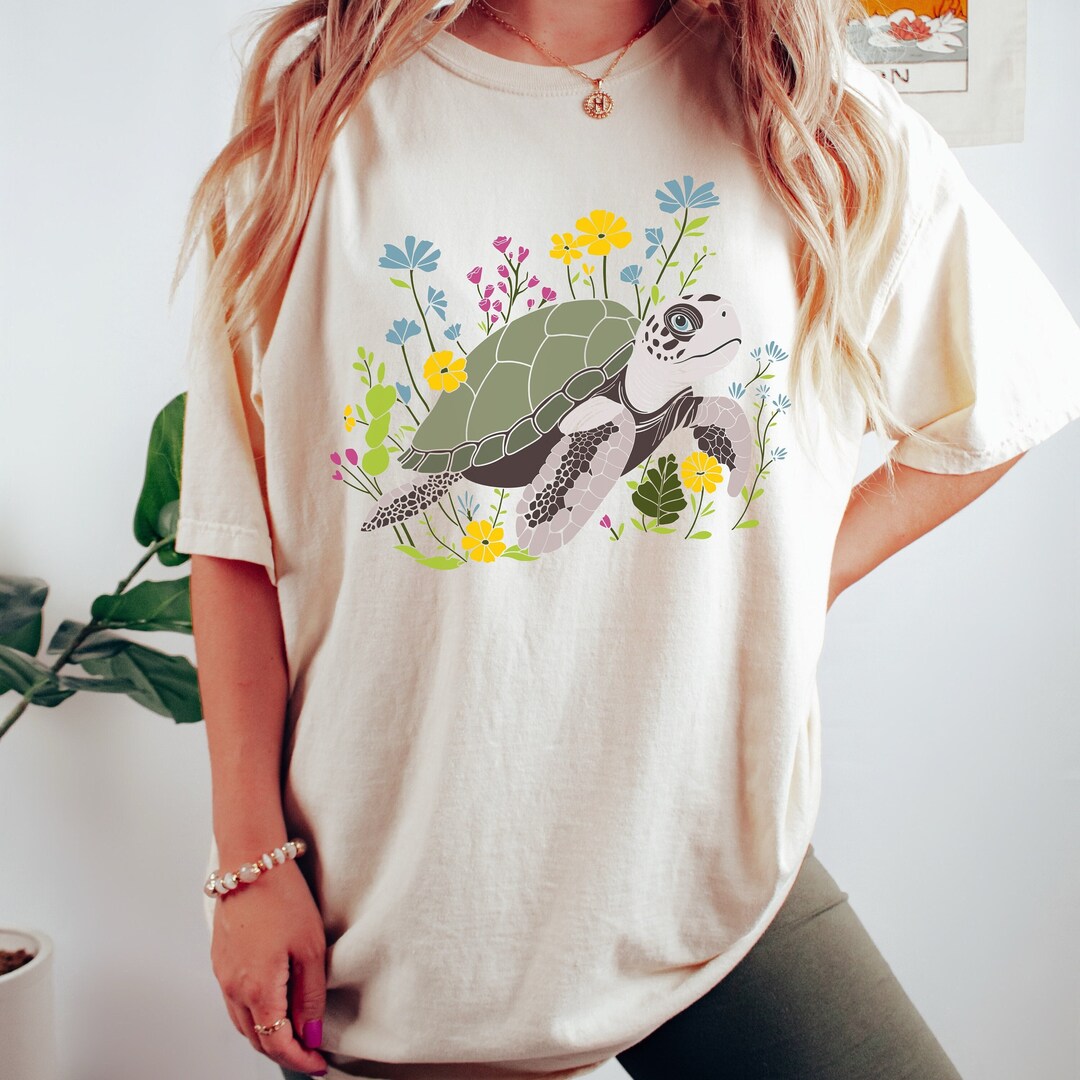 Sea Turtle Shirt Beach Shirt Ocean Shirt Summer Shirt Turtle Gifts ...