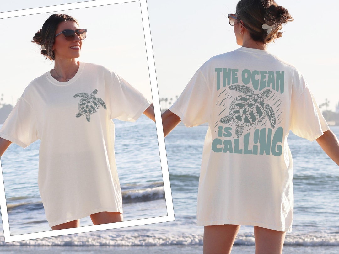 The Ocean is Calling Beach Shirt Respect the Locals Ecology Shirt ...