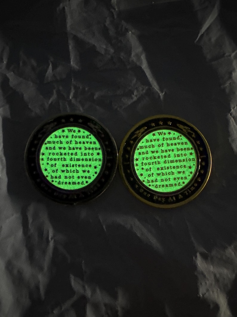 AA Medallion: Glow-in-dark Rocket-ship, 1 Year Sobriety Coin - Etsy