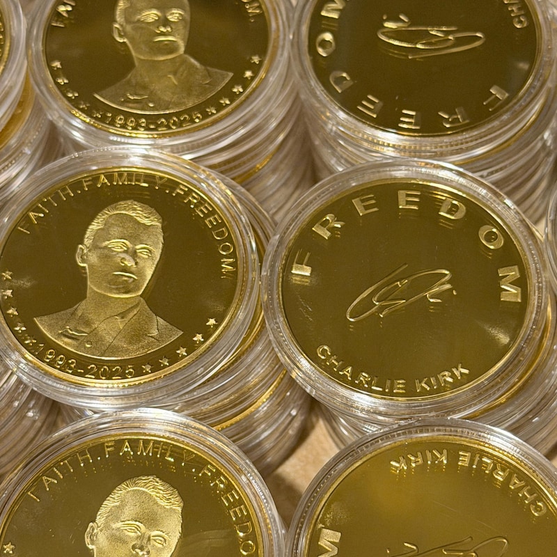 Charlie Kirk Coins - Etsy