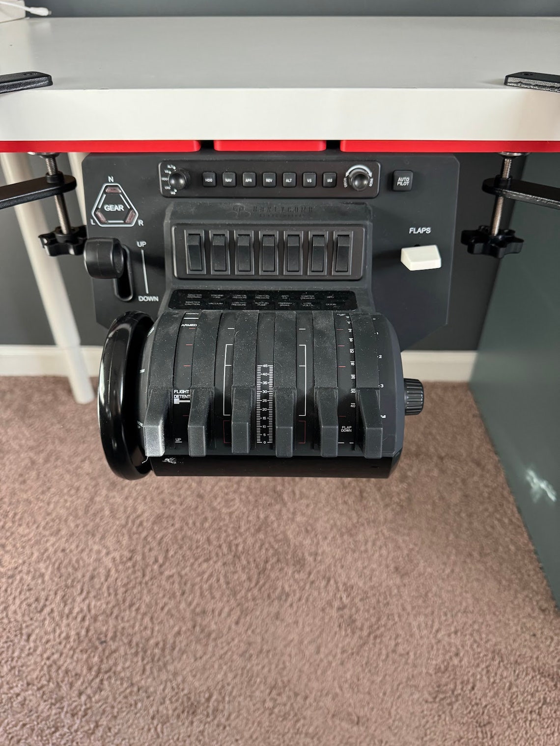 Honeycomb Alpha & Bravo Under Desk Mount - Etsy