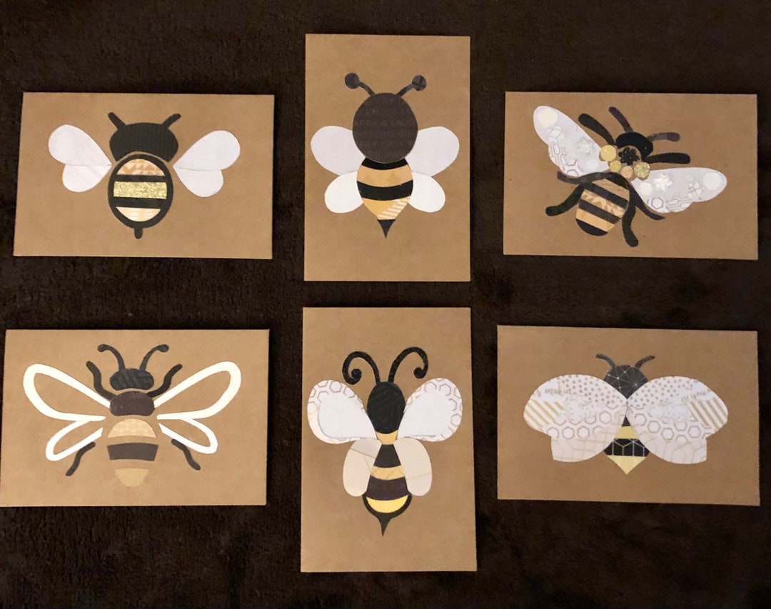 Bumble Bee Greetings Cards - Etsy