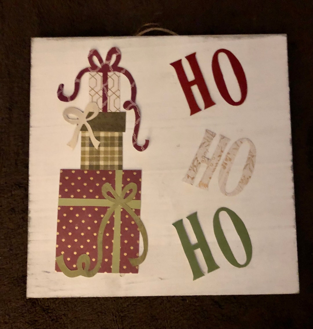 Ho Ho Ho Christmas Sign - Etsy
