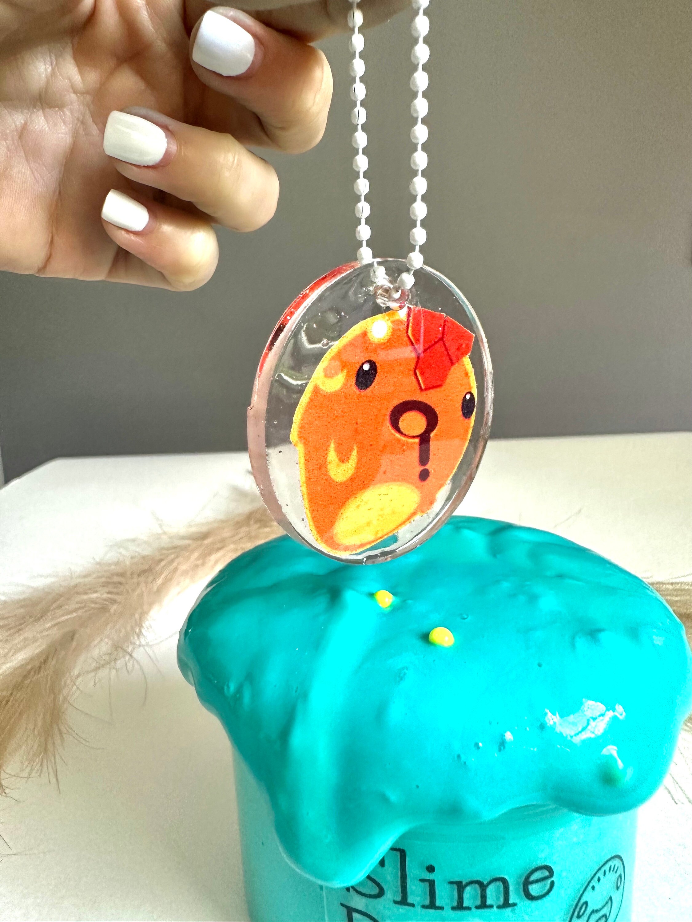 Slime Rancher Butter Slime, Slime Rancher Keychain, Thick Slime ...