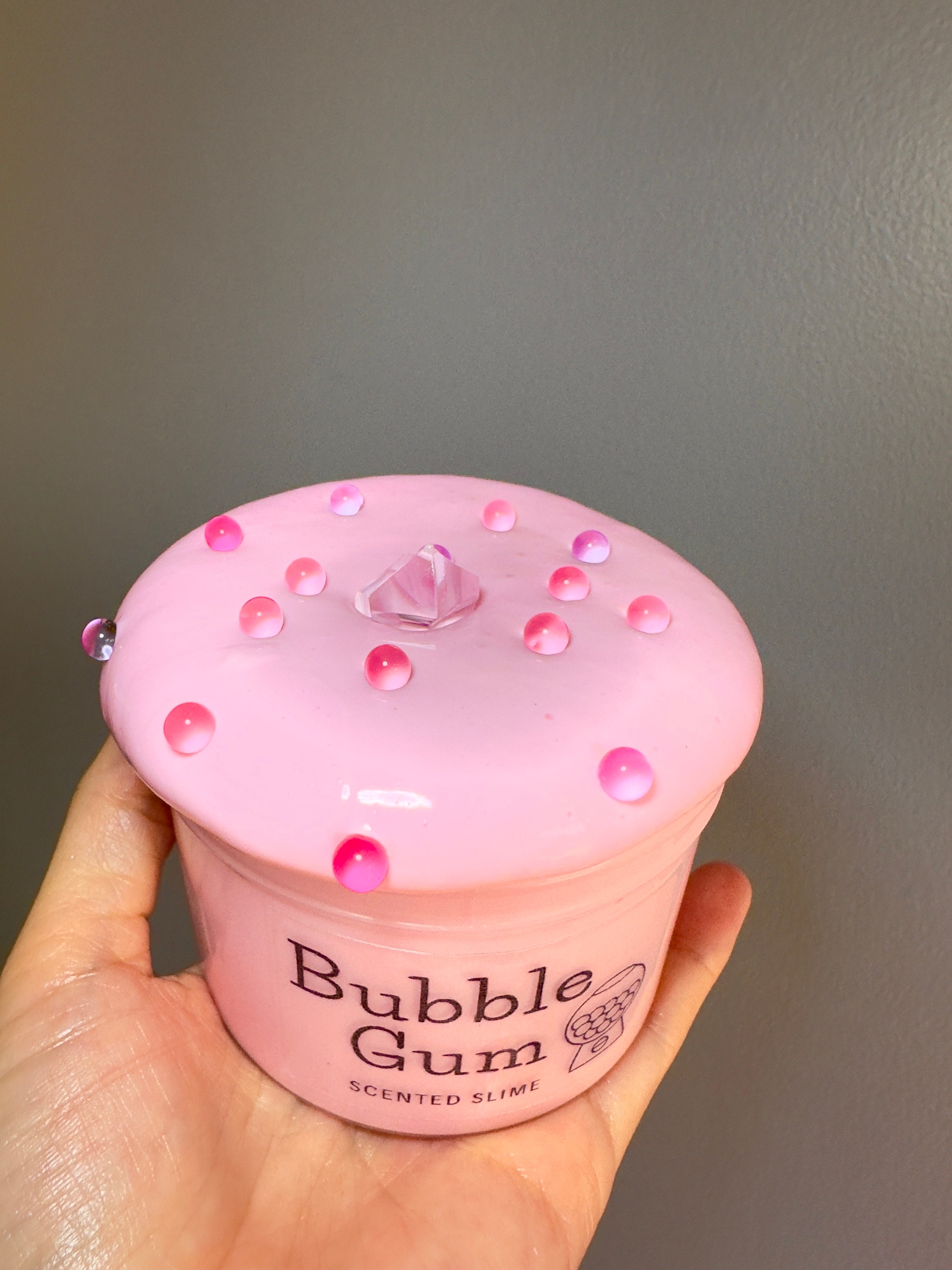 Bubble Gum Thick Slime, Glossy Slime, Bubble Gum Scented Slime, Super ...