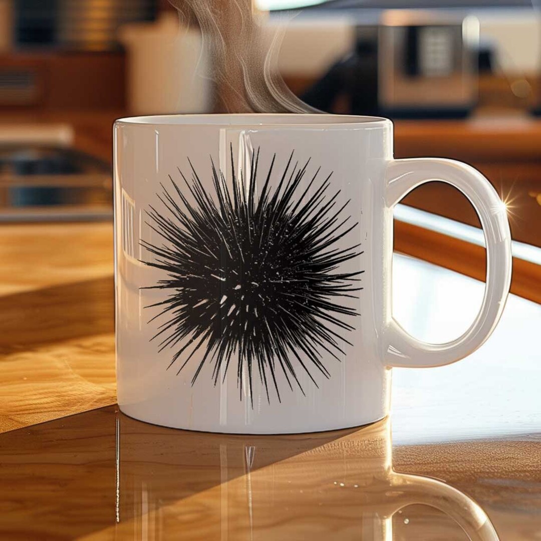 Sea Urchin Mug: Santa Barbara Coastal Ceramic Mug - Etsy