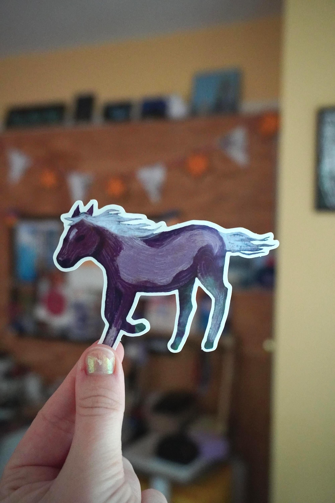 Wild Ocracoke Banker Pony Sticker: Waterproof Vinyl Art - Etsy
