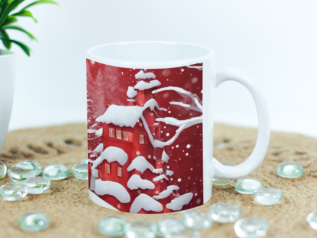 3D Christmas Tree Mug Wrap, 3D Christmas Mug Wrap Bundle, 11oz Mug ...