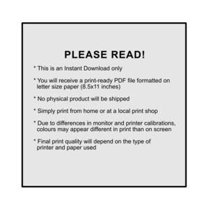 Happy Birthday Printable Card, Printable Birthday Card, Digital ...