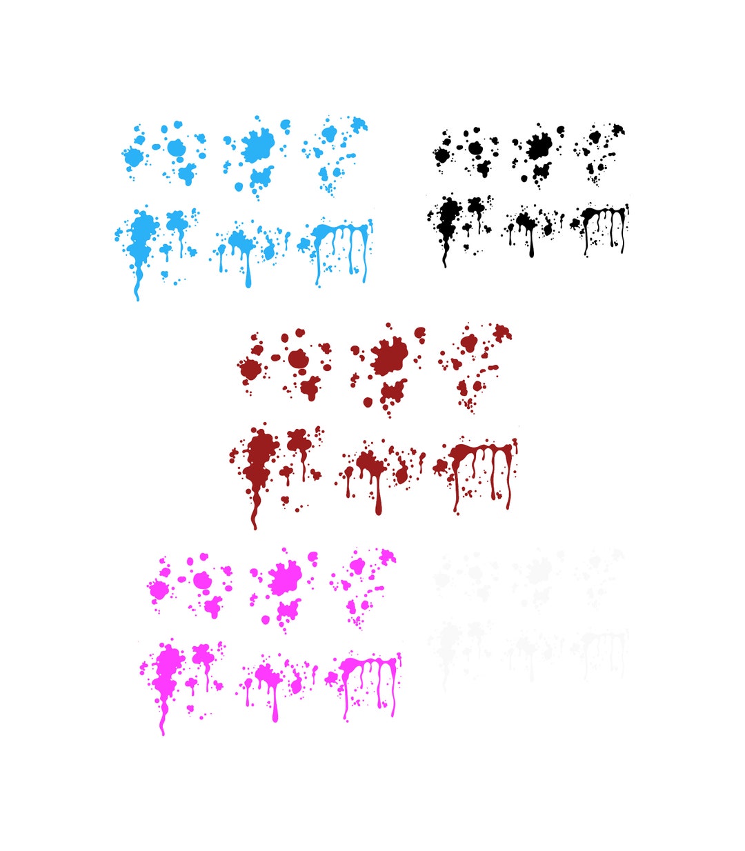BLOOD SPLASH Png Pink Splash Png Vampire Dripping Blood Png, Horror Png ...