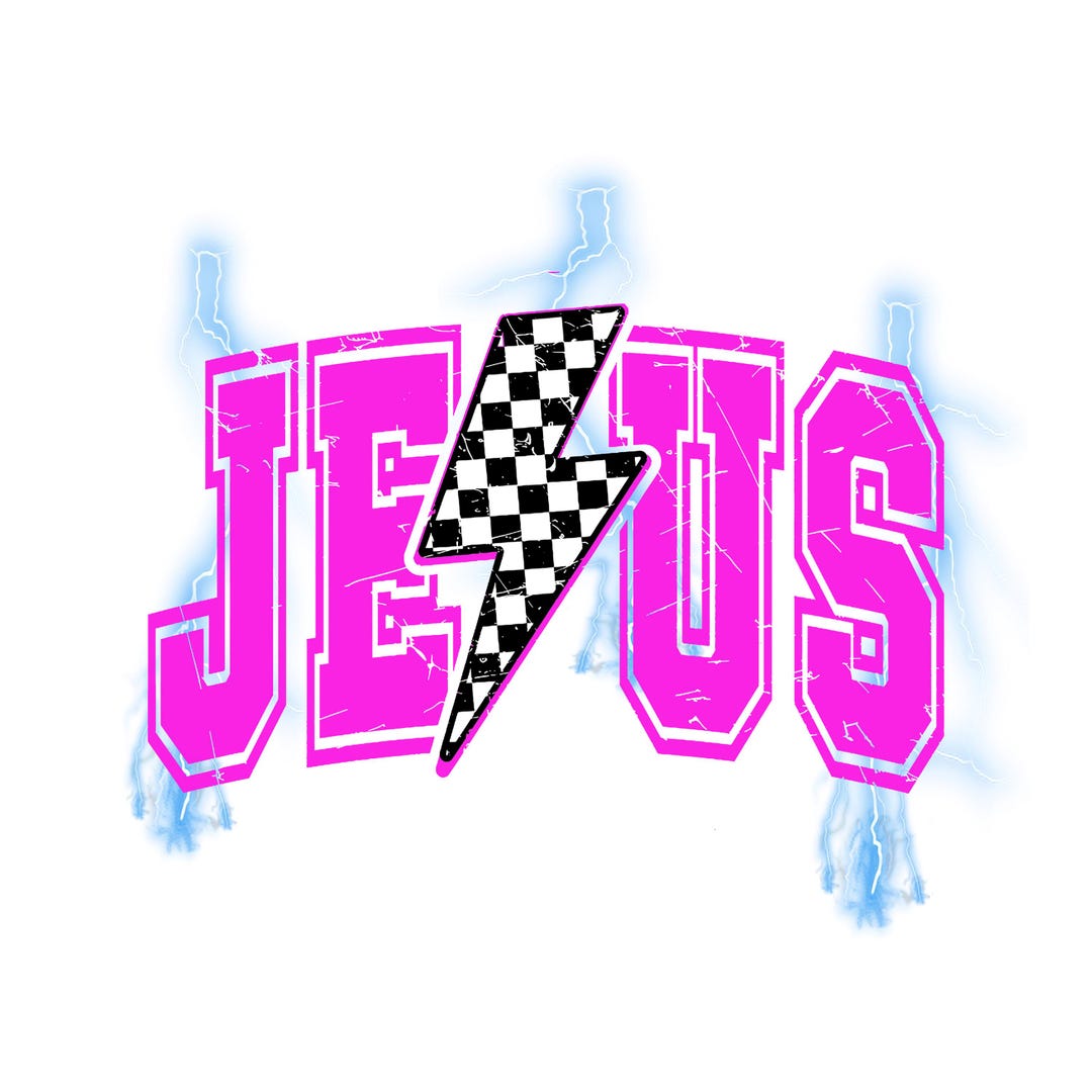 Pink Jesus Png , Jesus Lightning Bolt Png,couple Png , Jesus Era Png ...