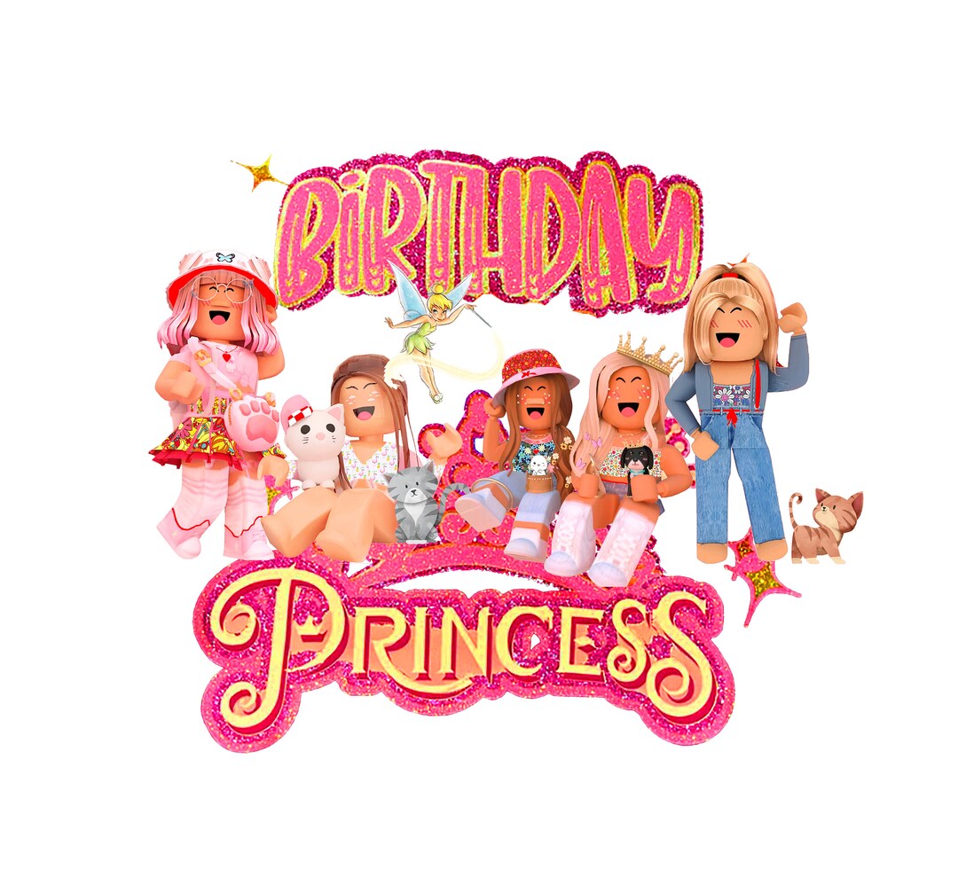 Birthday Princess PNG SVG Bundle: Universal Designs (digital Download ...
