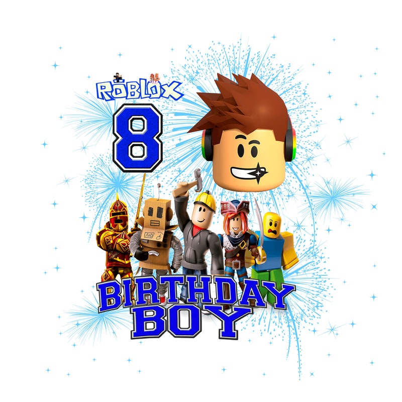 8th Birthday Roblox Invite - Etsy