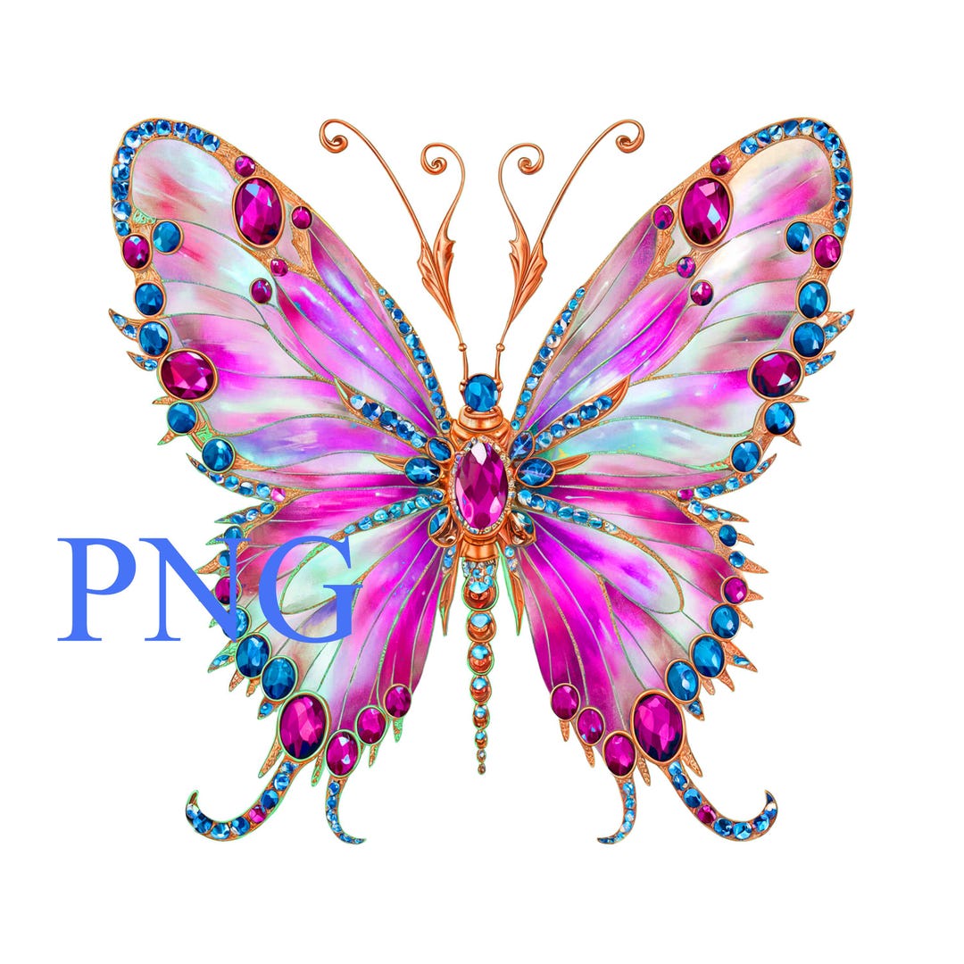 Diamond Butterfly PNG Gold Diamond Butterflies Png Watercolor ...
