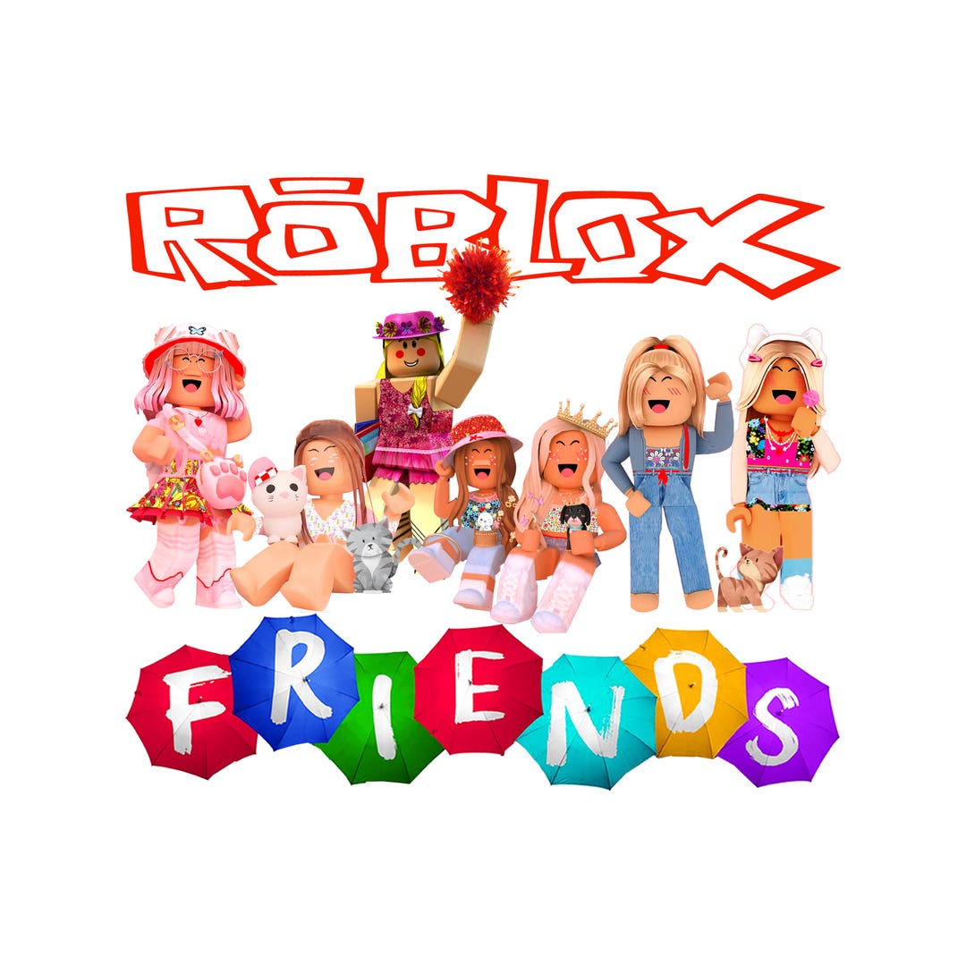 Summer Roblox Png Svg Printable , Roblox Friends Png Summer Backdrop ...