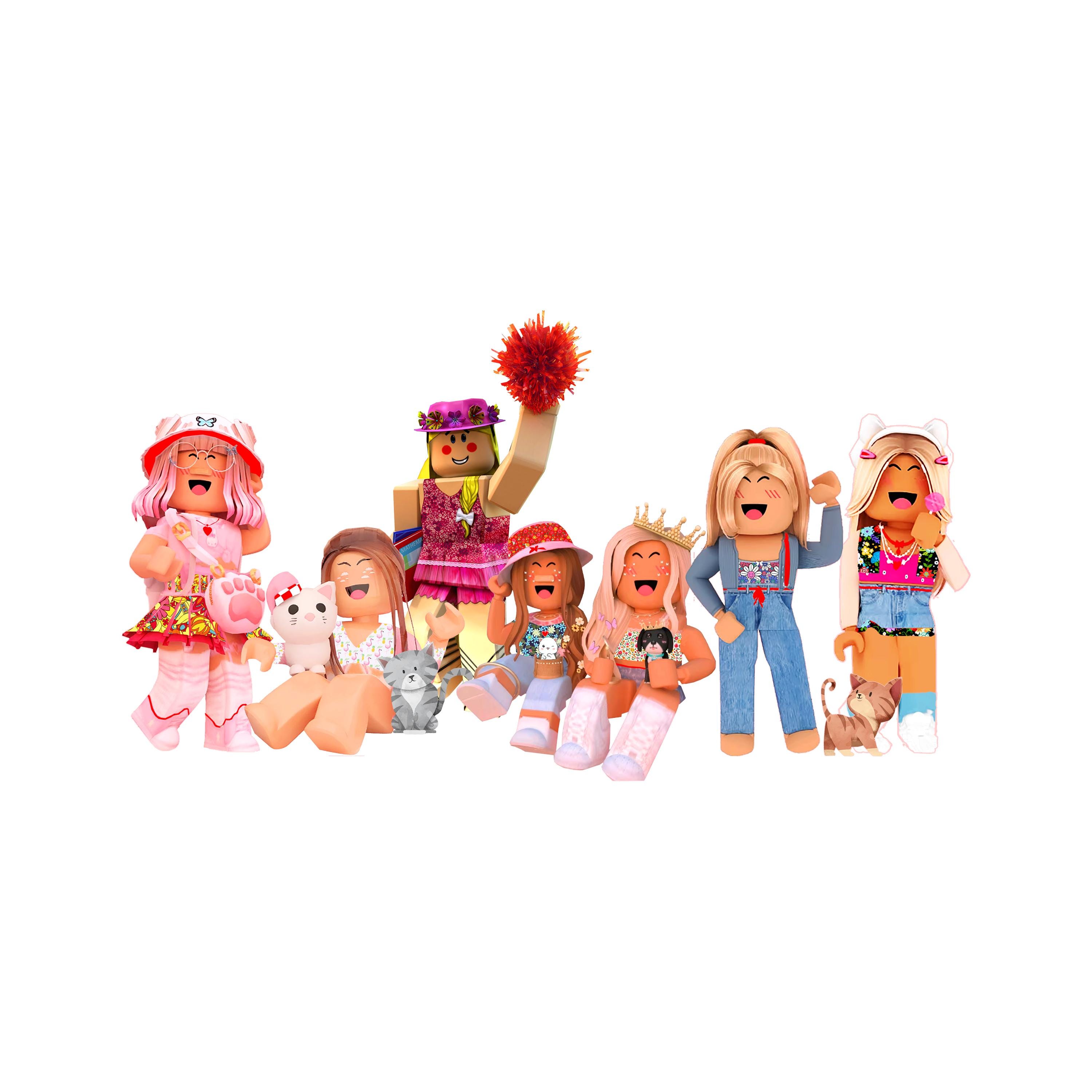 Roblox Girls Birthday Party PNG SVG: Customizable Digital Files - Etsy ...