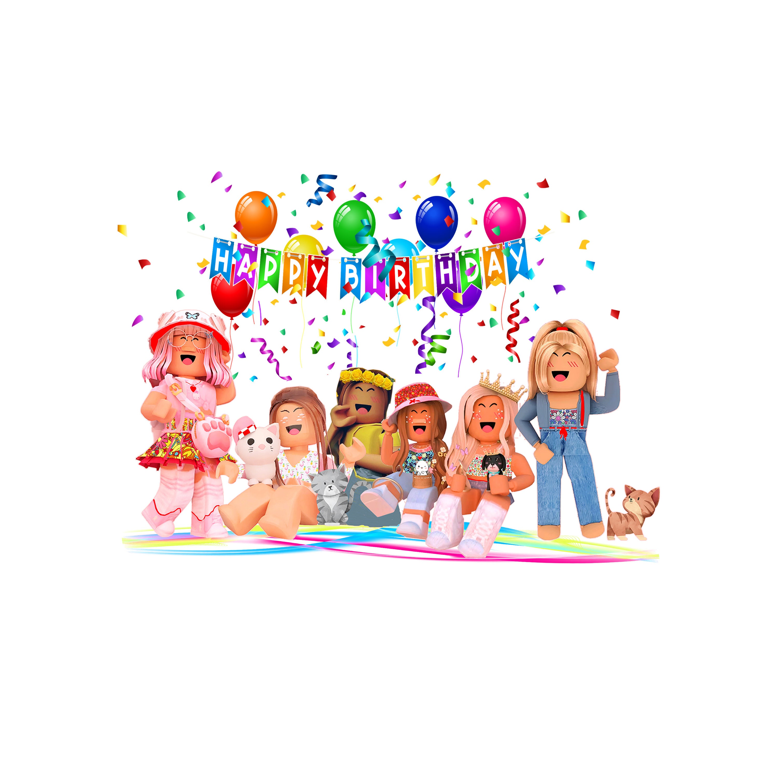 Roblox Girls New Png Svg Sublimation , Roblox Girls Bundle for Friends ...