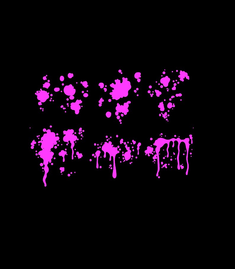 BLOOD SPLASH Png Pink Splash Png Vampire Dripping Blood Png, Horror Png ...