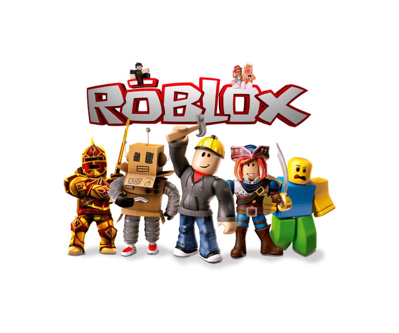 Roblox SVG PNG Sublimación 4 diseños 300 DPI Alta resolución Ampliable ...