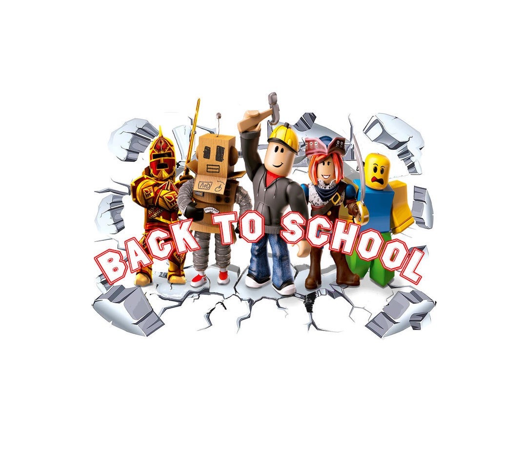Back to School Kid Png , Back to School Gaming Roblox Png Bundle Back ...