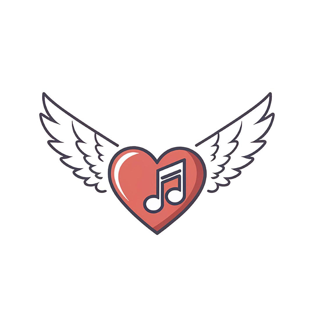 Heart Music Notes PNG Piano Teacher Heart Colorful Hearts Music Notes ...