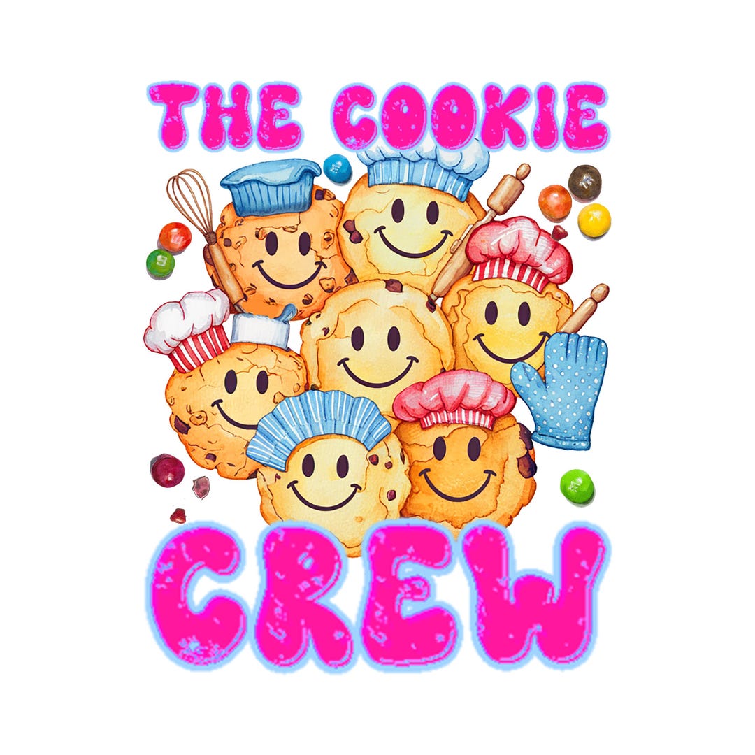 The Cookie Crew Png, Christmas Cookie Crew, Cookies Png, Christmas ...