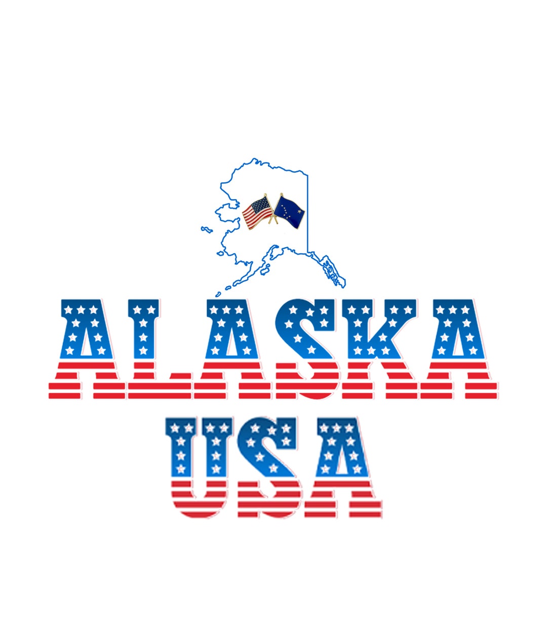 Alaska Png USA State Alaska Png , Retro Alaska Design Png Alaska Usa ...