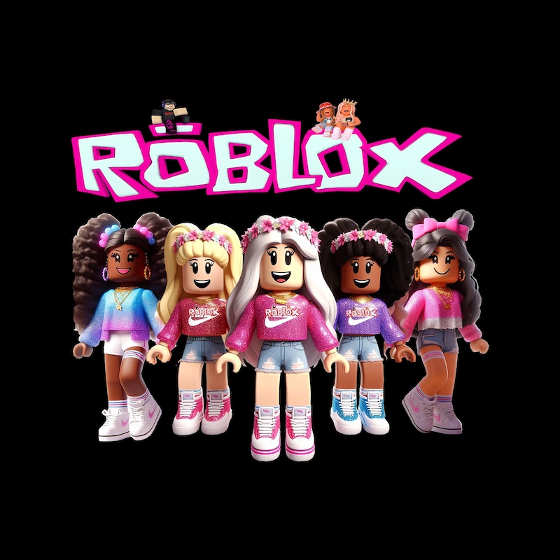 Roblox Girl Svg - Etsy