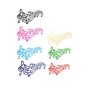 Heart Music Notes PNG Piano Teacher Heart Colorful Hearts Music Notes ...