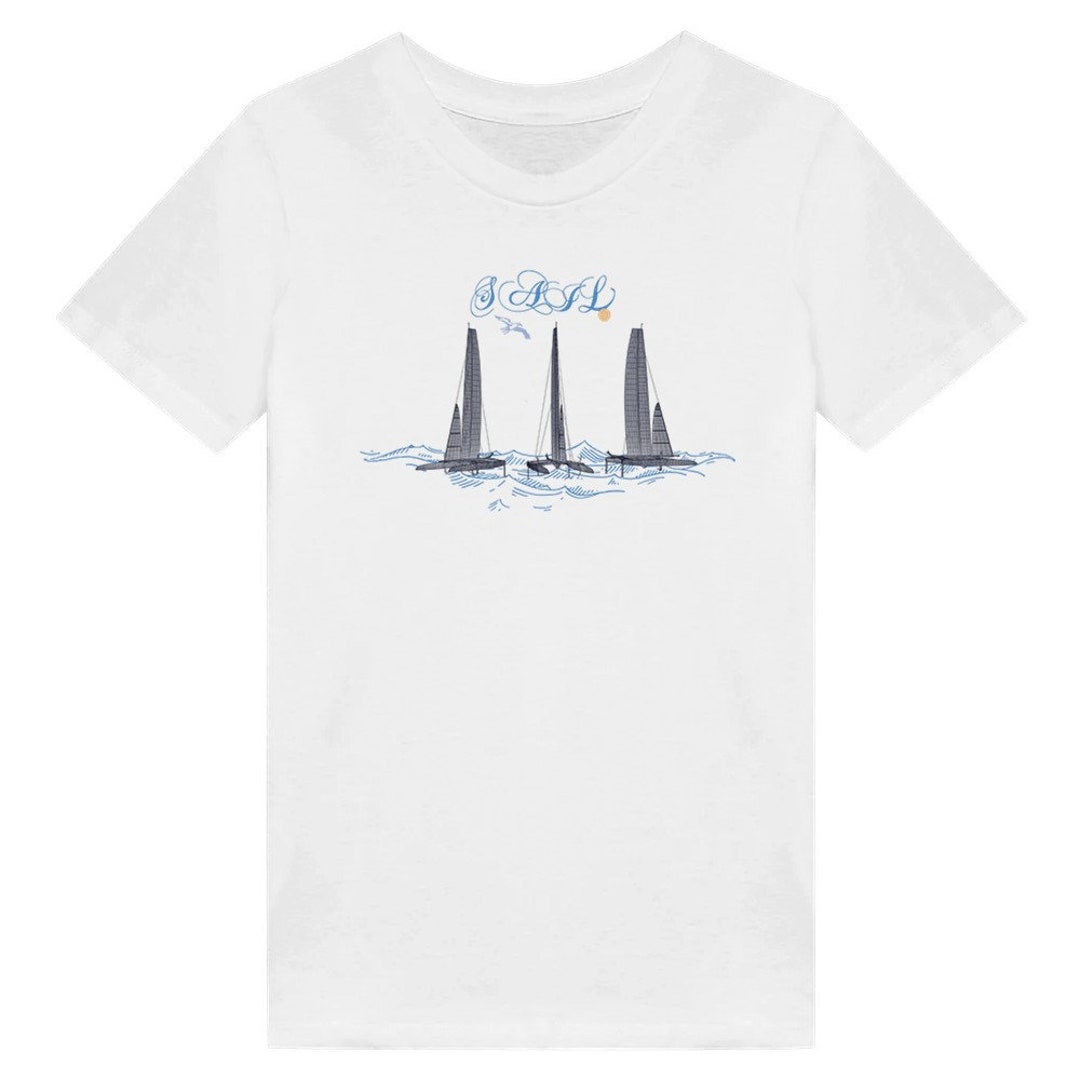 Sail 2024 Gp Sail Gp Race 2024 Shirt Organic Kids Crewneck T-shirt - Etsy