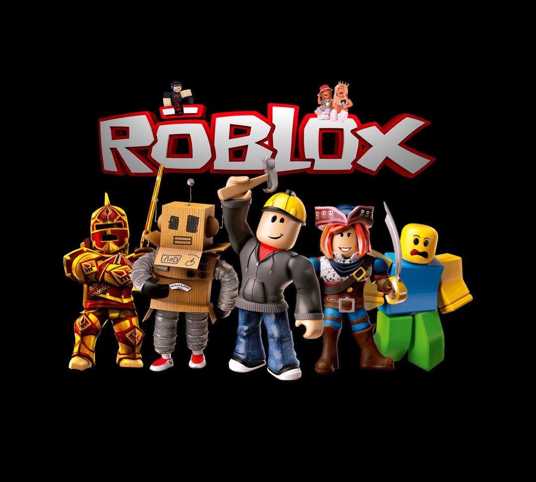Roblox Svg Png Sublimation 4 Designs 300 Dpi Hi Resolution Expandable ...