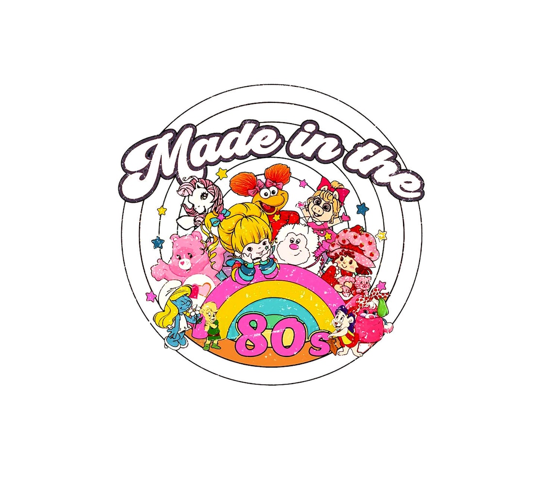Made in the 80s Svg Png, Bundle Retro Character Cartoon Svg Download ...