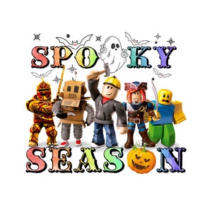 Spooky Roblox Halloween Bundle: 3 PNG, 2 SVG (digital Download) - Etsy