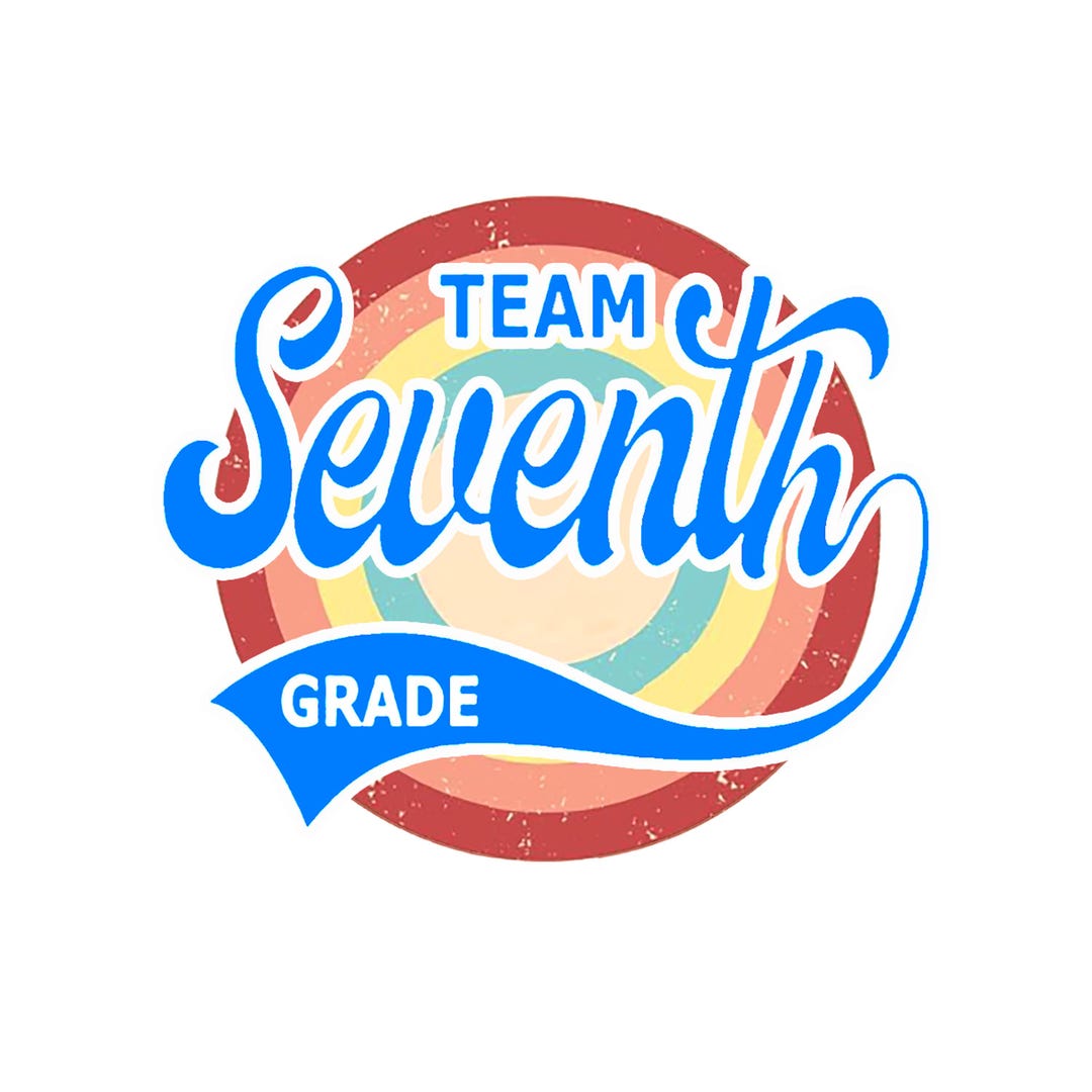 7th Grade PNG Bundle: Back to School, First Day, Last Day (digital ...